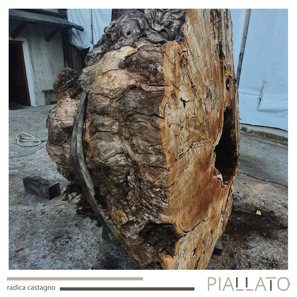 Tavolo artigianale in Radica di Castagno - Lavori Piallato.it